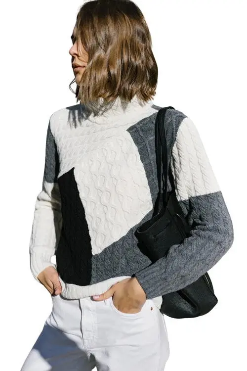 LABECA LONDON Victoria Cashmere-blend Sweater - Grey