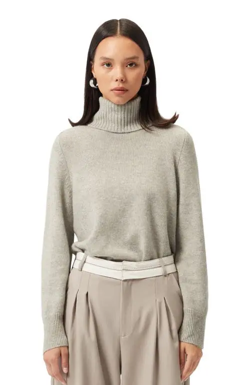GOBI MONGOLIAN CASHMERE Cashmere Turtleneck Sweater - Dawn Blue