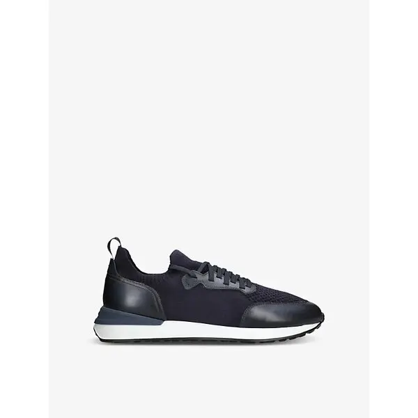 Magnanni Grafton Knitted Low-top Trainers - Navy