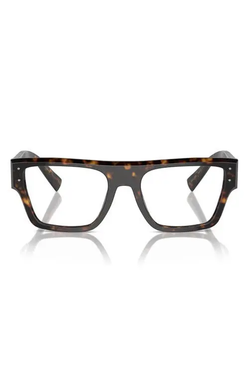 Dolce & Gabbana 52mm Square Eyeglasses