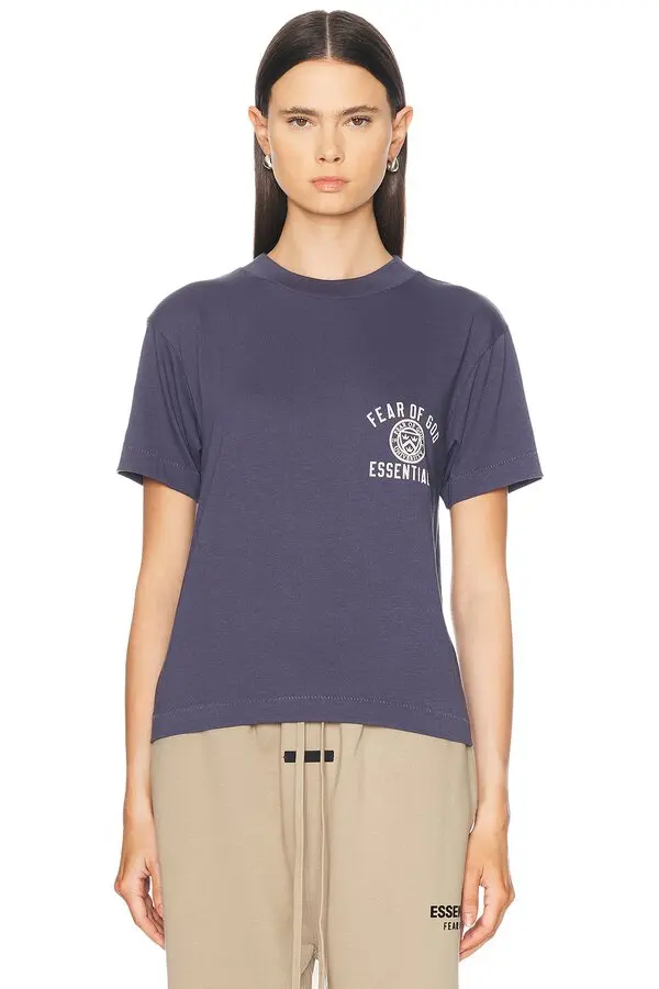 Fear Of God Crewneck T-shirt - Marine