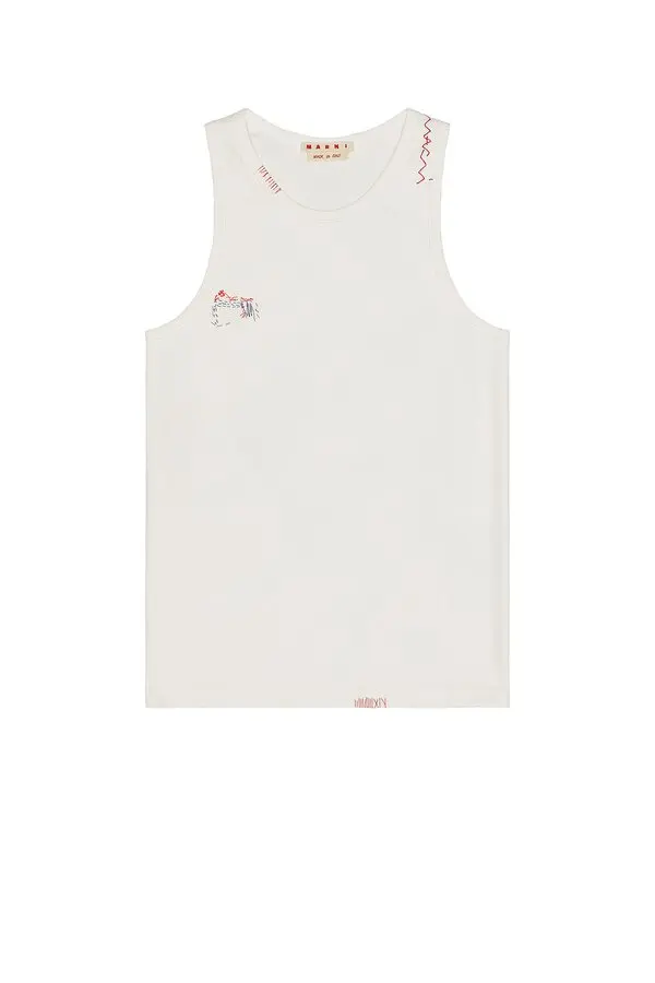 Marni Tank Top In White