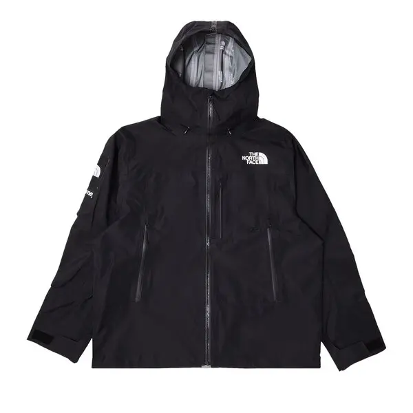 Supreme X The North Face Split Taped Seam Shell Jacket - Black