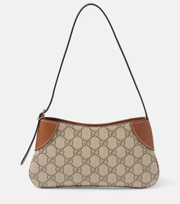 Gucci Gg Emblem Mini Shoulder Bag - Beige