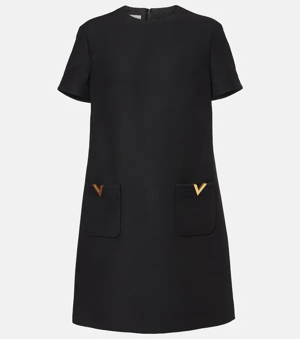 Valentino Garavani Crepe Couture Minidress - Black