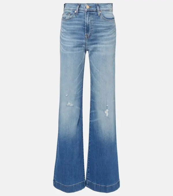 7 For All Mankind Modern Dojo High-rise Flared Jeans