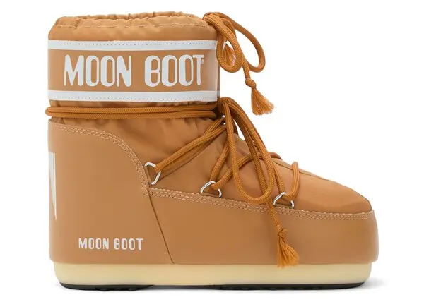 Moon Boot Icon Low Nylon Boots - Cognac