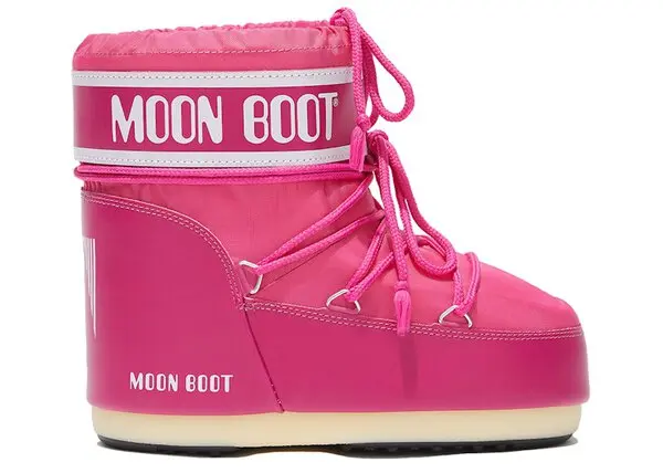 Moon Boot Icon Low Nylon Boots - Magenta