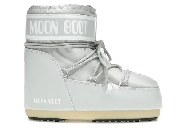 Moon Boot Icon Low Nylon Boot - Glacier Grey