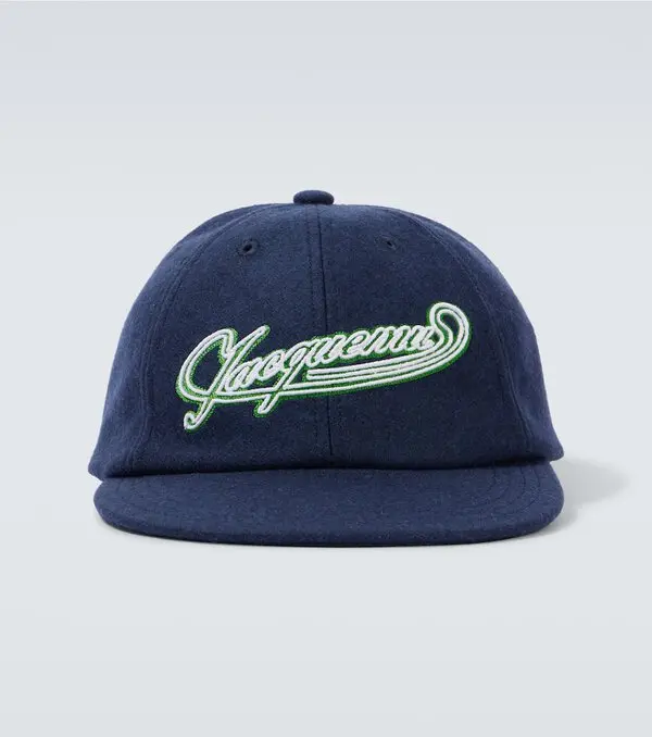 Jacquemus Wool-blend Baseball Cap - Blue