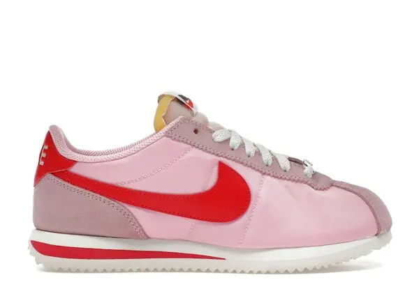 Nike Cortez Txt Sneakers - Medium Soft Pink/sail/team Orange