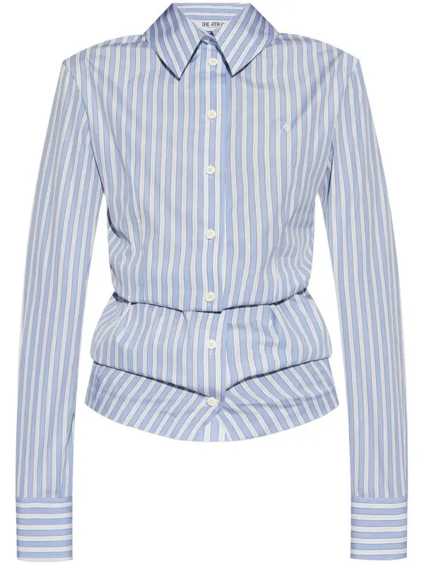 Attico Striped Shirt - Blue