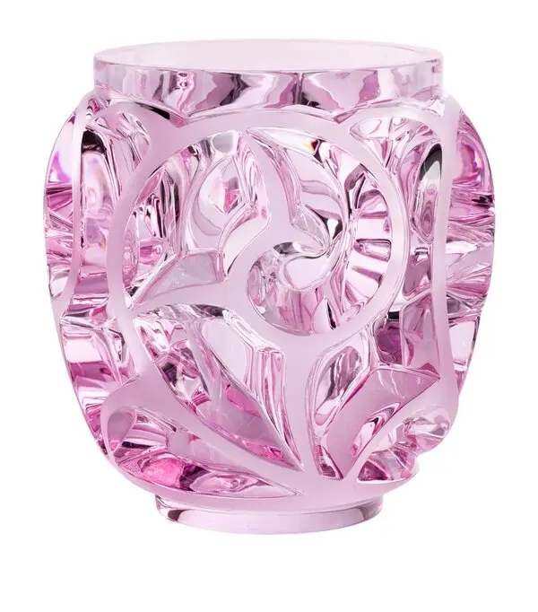 Lalique Rose Nebula Tourbillons Vase