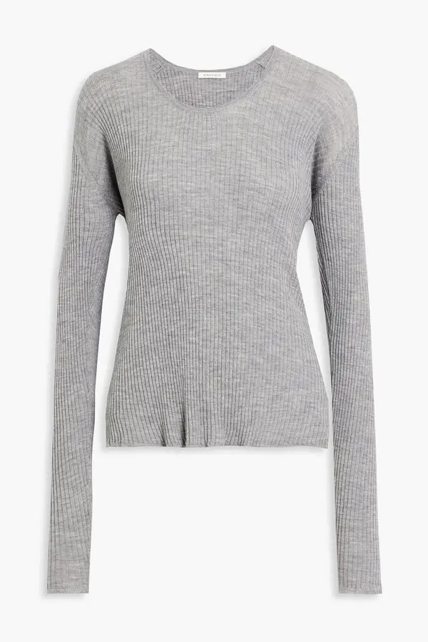 BY MALENE BIRGER Rinah Ribbed Merino Wool Sweater