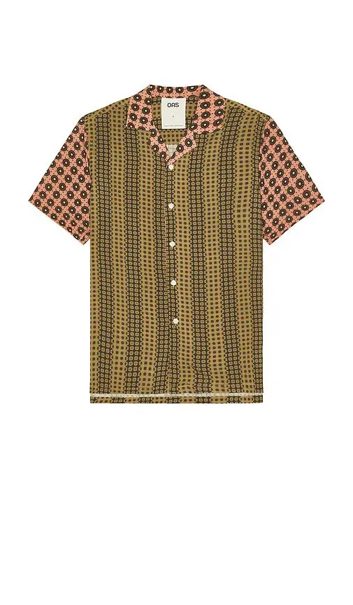 Oas Reverie Viscose Shirt In Olive