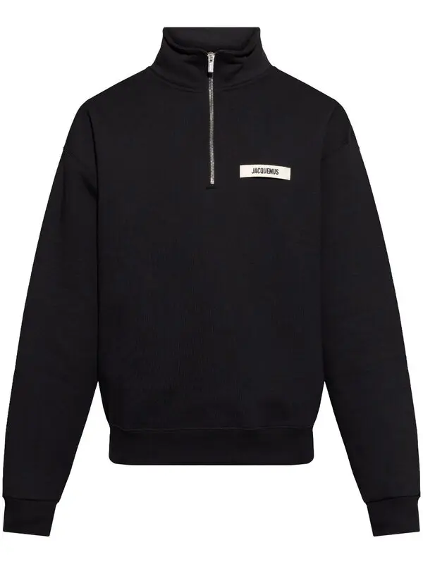 Jacquemus Gros Grain Sweatshirt - Black
