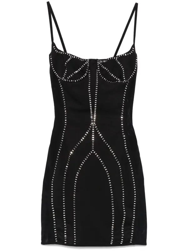 Attico Spaghetti-strap Mini Dress