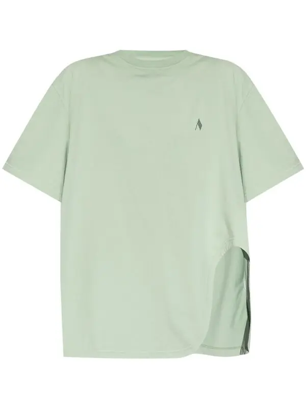 Attico Logo-embroidered T-shirt - Green