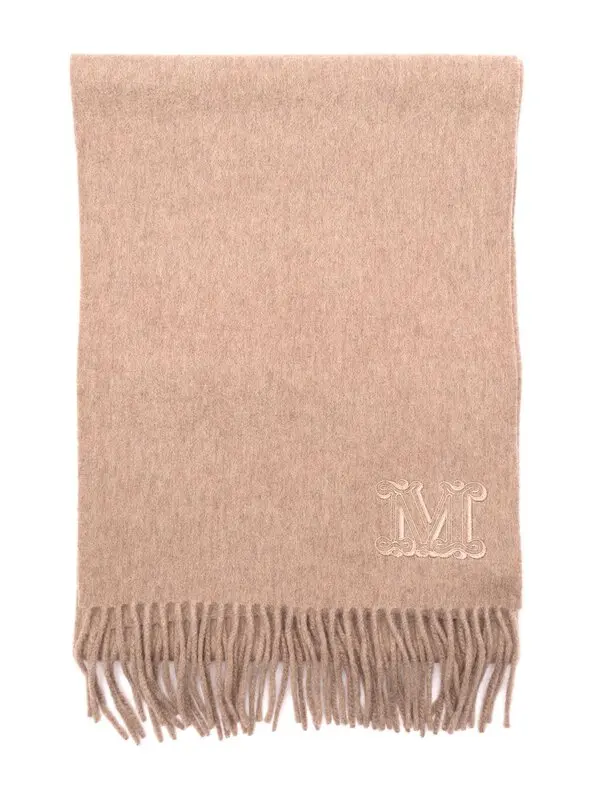 Max Mara Fringed Cashmere Stole - Neutrals