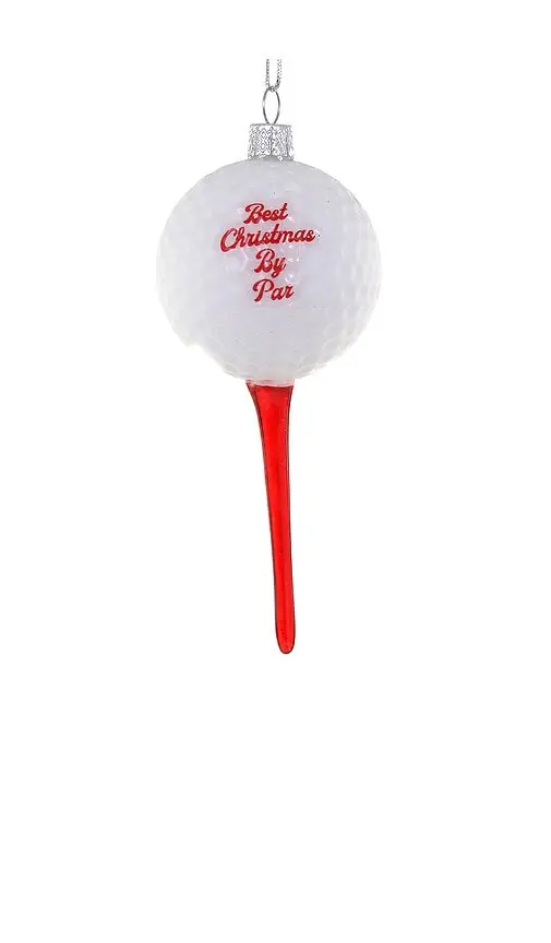 CODY FOSTER & CO Best Christmas Par Ornament In White