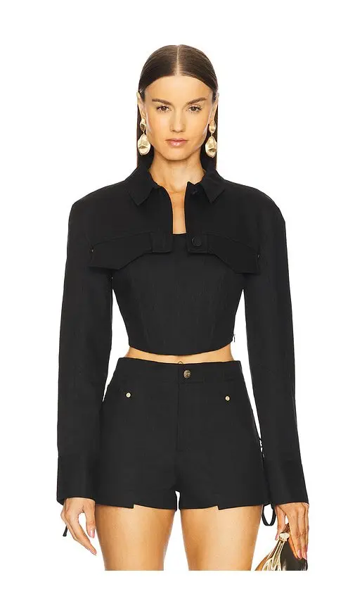 Cult Gaia Issa Jacket - Black