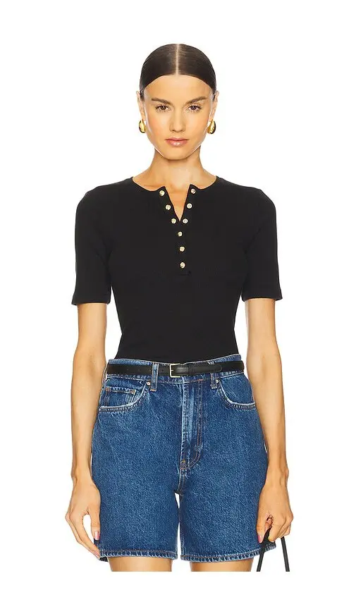 ANINE BING Alessia Tee - Black