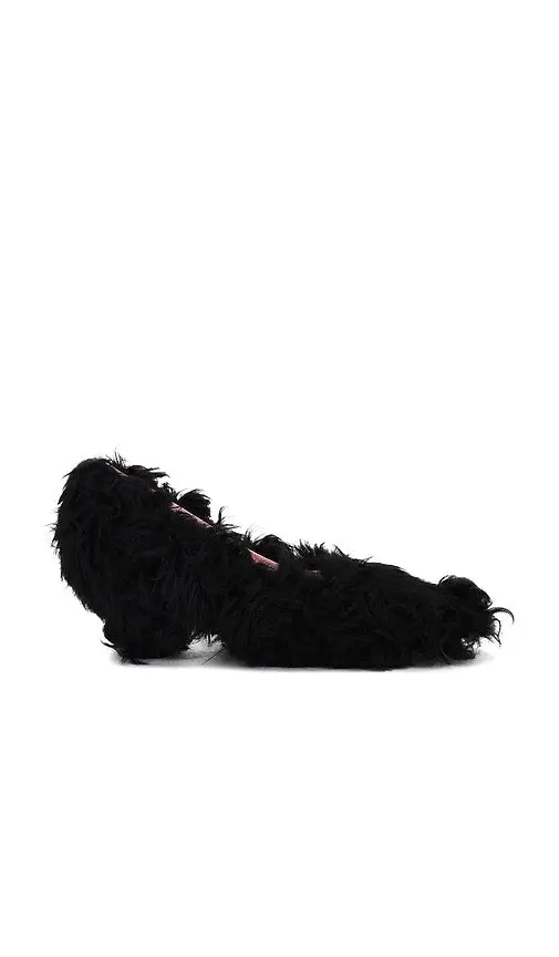 YUHAN WANG Faux Fur Kitten Heels