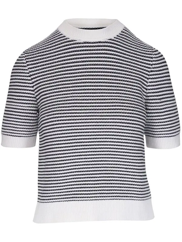Akris Striped Knit Top