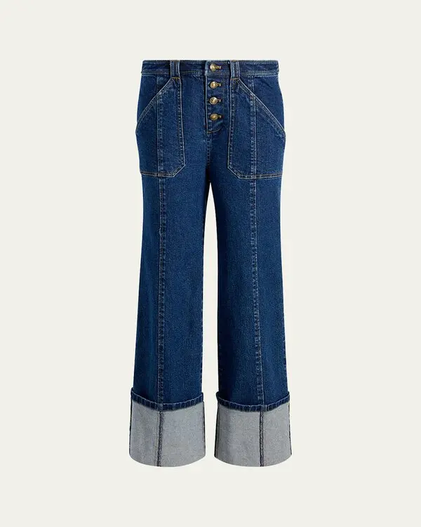 Cinq À Sept Benji Cuffed Jeans - Oceane