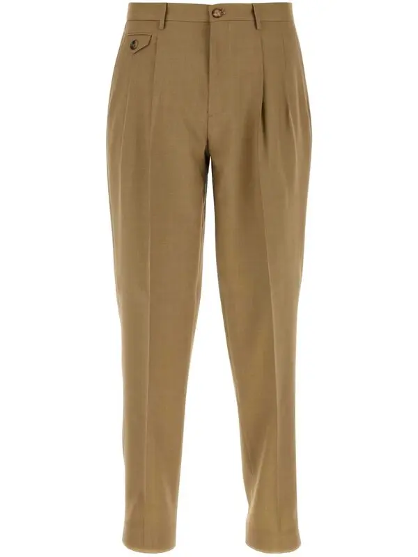 Etro Wool Trousers - Brown