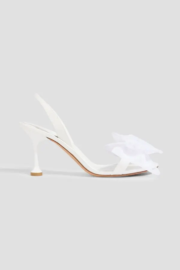 ALEXANDRE BIRMAN Isabelle 65 Leather Slingback Sandals