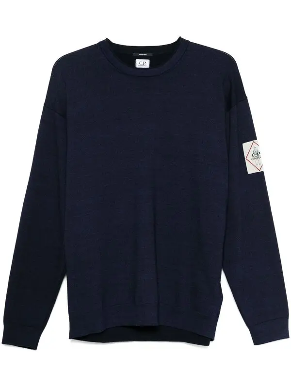 C.P. COMPANY Logo-patch Sweater