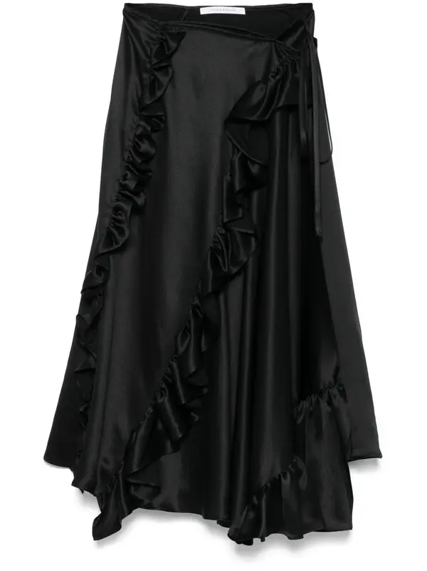 Cecilie Bahnsen Adelina Midi Skirt - Black
