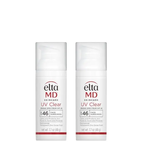 ELTAMD Exclusive Uv Clear Spf 46 Broad-spectrum Duo - One-color