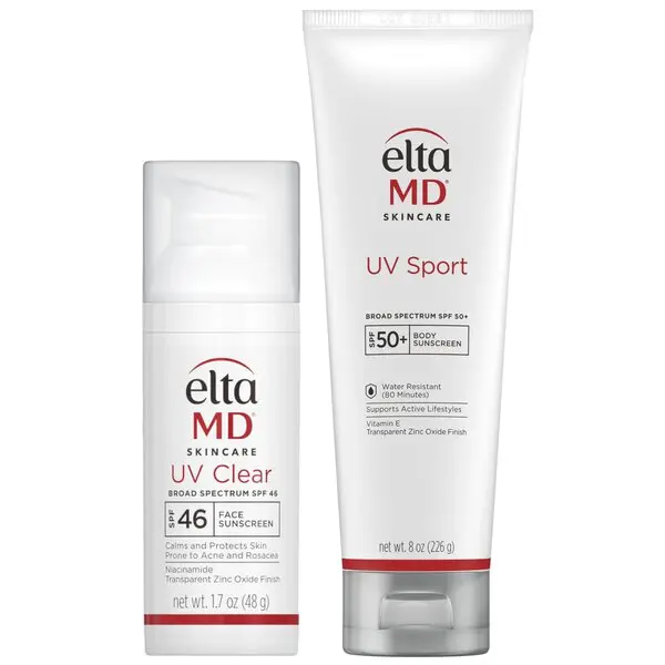 ELTAMD Uv Sport + Uv Clear Untinted Duo - One-color