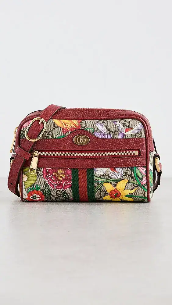 Shopbop Gucci Floral Ophidia Shoulder Bag, Gg Supreme Neutral