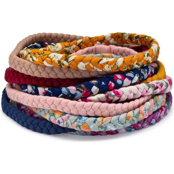 PARKER BABY CO. Marigold Braided Headbands Set - Marigold Set