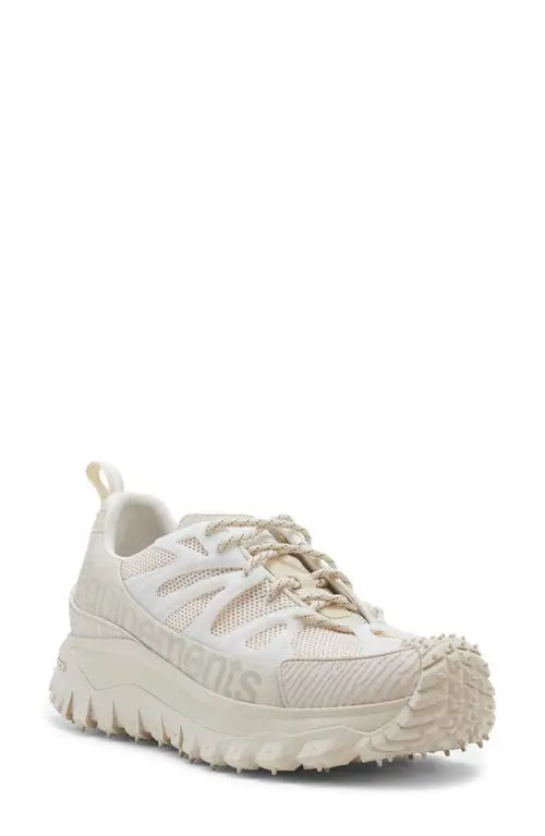 Moncler X Salehe Bembury Trailgrip Amoeba Low Top Hiking Sneaker - White