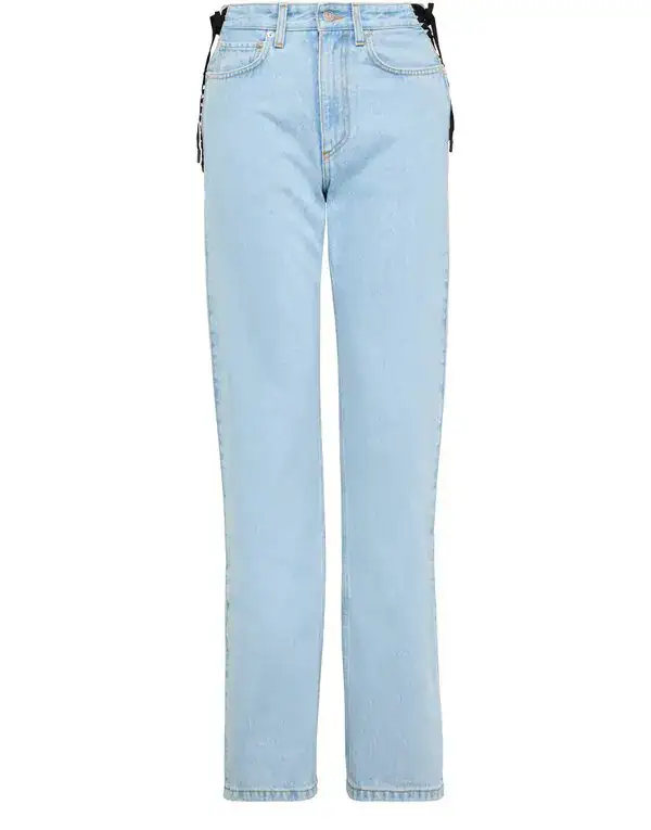 Mugler Jeans Skinny Bicolore Mugler Jeans For Women Online Sale Up