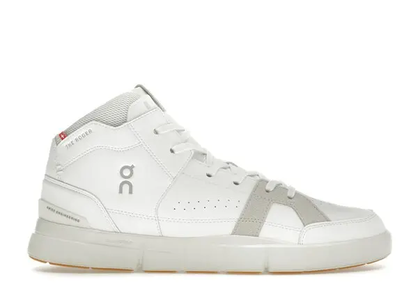 On The Roger Clubhouse Mid Sneakers - White/sand