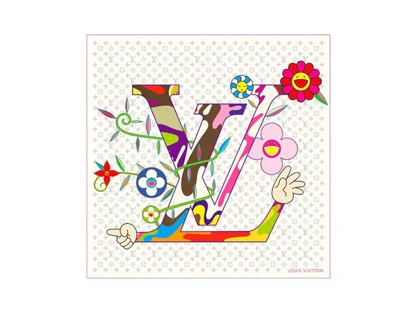 LOUIS VUITTON X Takashi Murakami Monogram Superflat Square 90