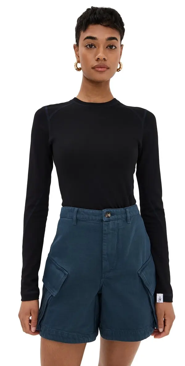 JW Anderson Anchor Embroidered Jersey Top