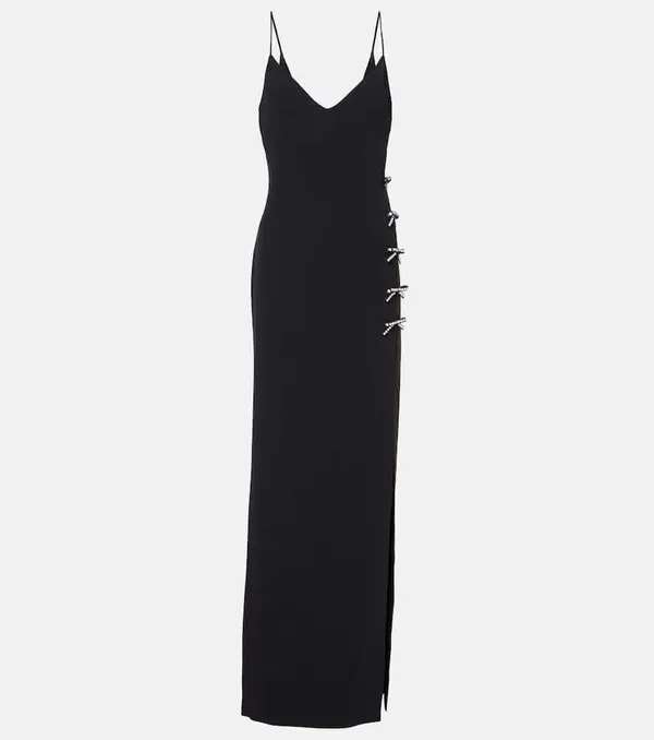 Elie Saab Embellished Bow-detail Gown