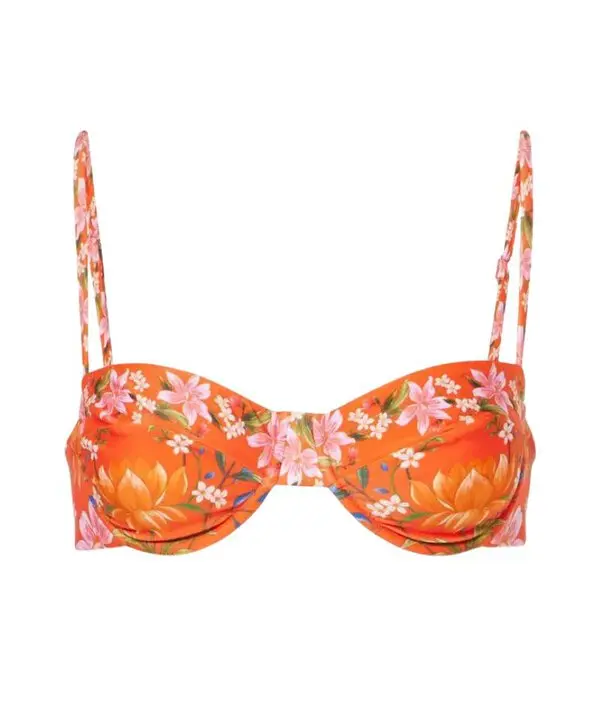 Farm Rio Printed Bikini Top