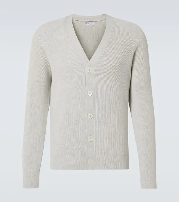 Brunello Cucinelli Knitted Cotton Cardigan