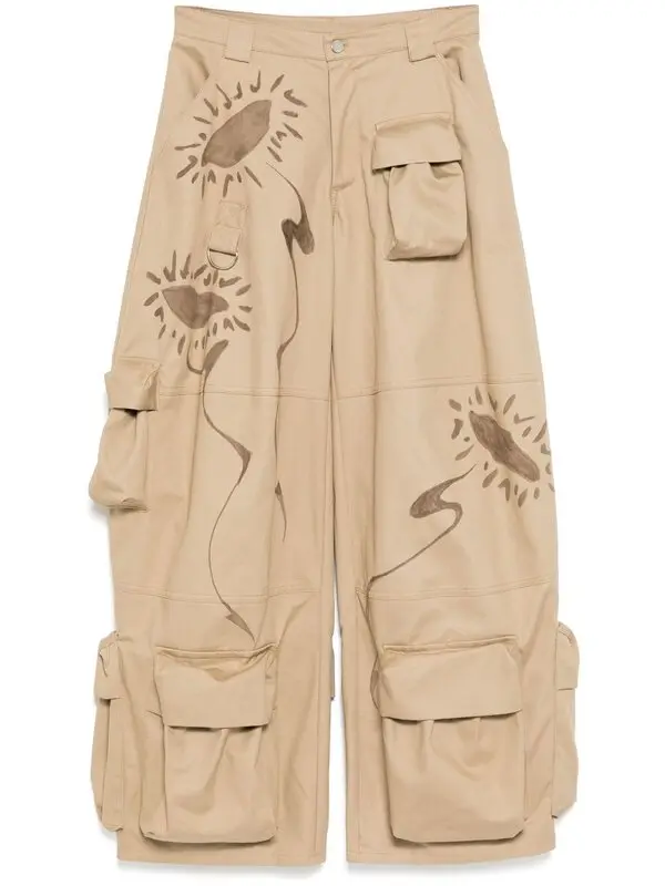 Collina Strada Daisy Garden Cargo Trousers