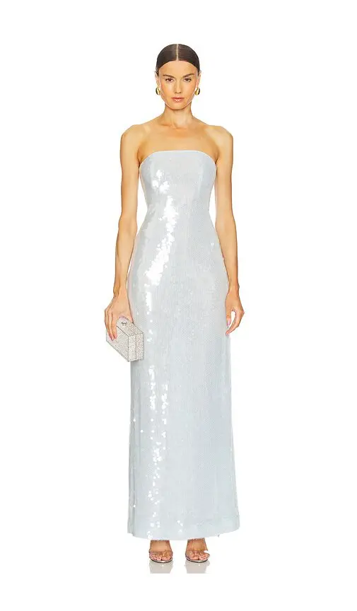 Retrofete Beth Sequin Dress - Dove