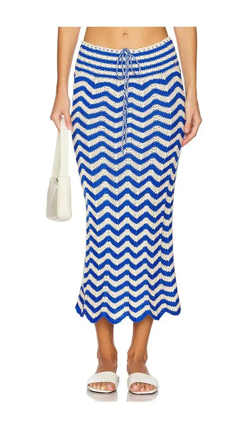 Agua Bendita Mira Midi Skirt
