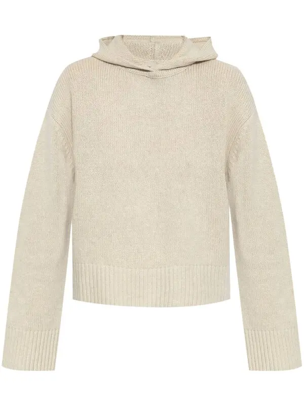LISA YANG Cashmere Hooded Sweater - Neutrals