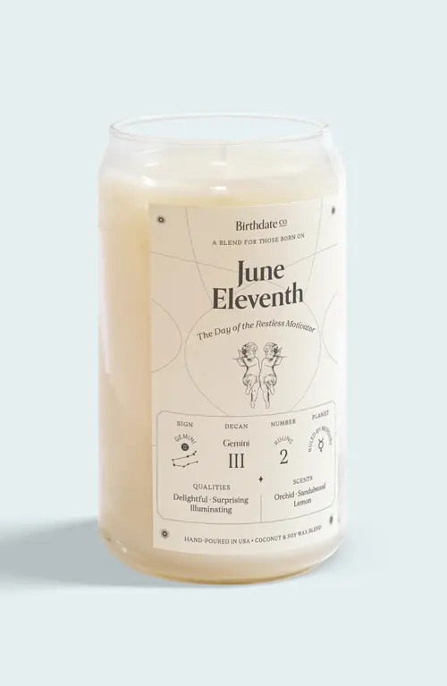 BIRTHDATE CO. The June Birthday Candle - June 11th